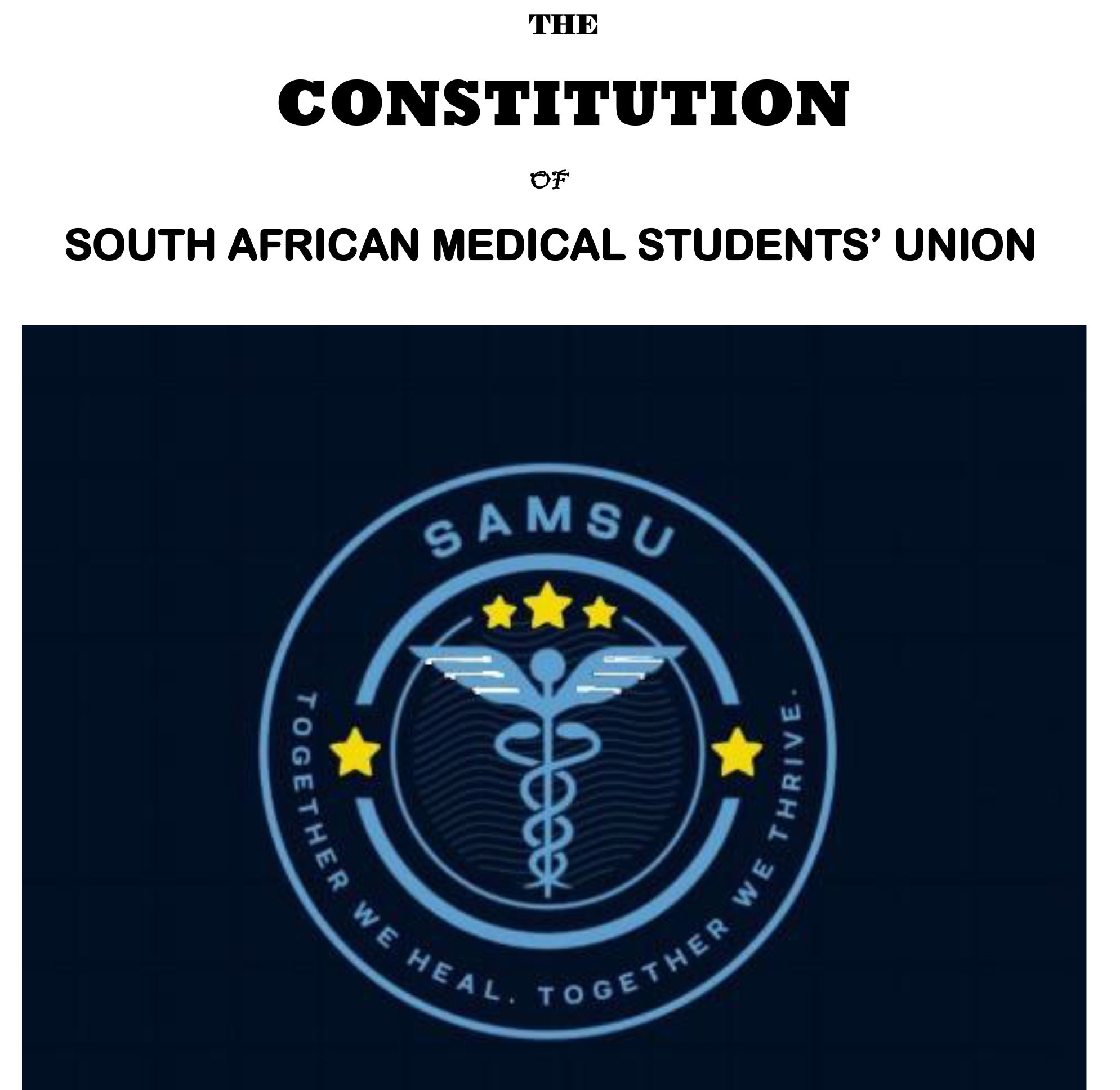 About us – South African Medical Students Union